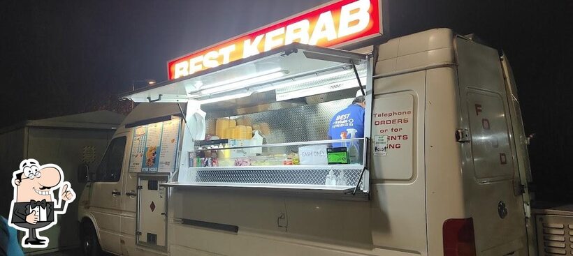 Menu at 'Best Kebab' Van restaurant, Wellesbourne