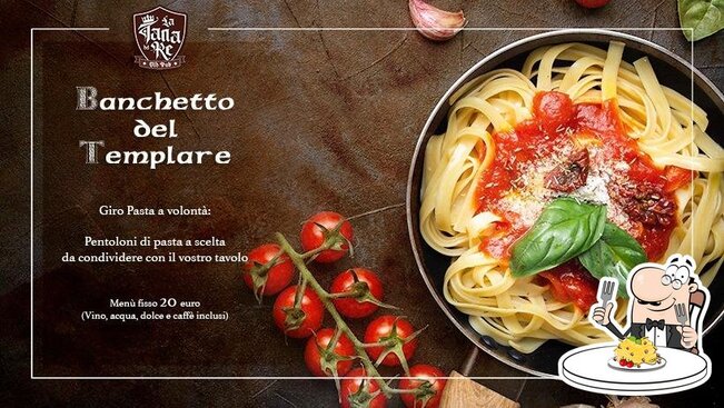 Menu at La Tana Del Re pub & bar, Montalto di Castro