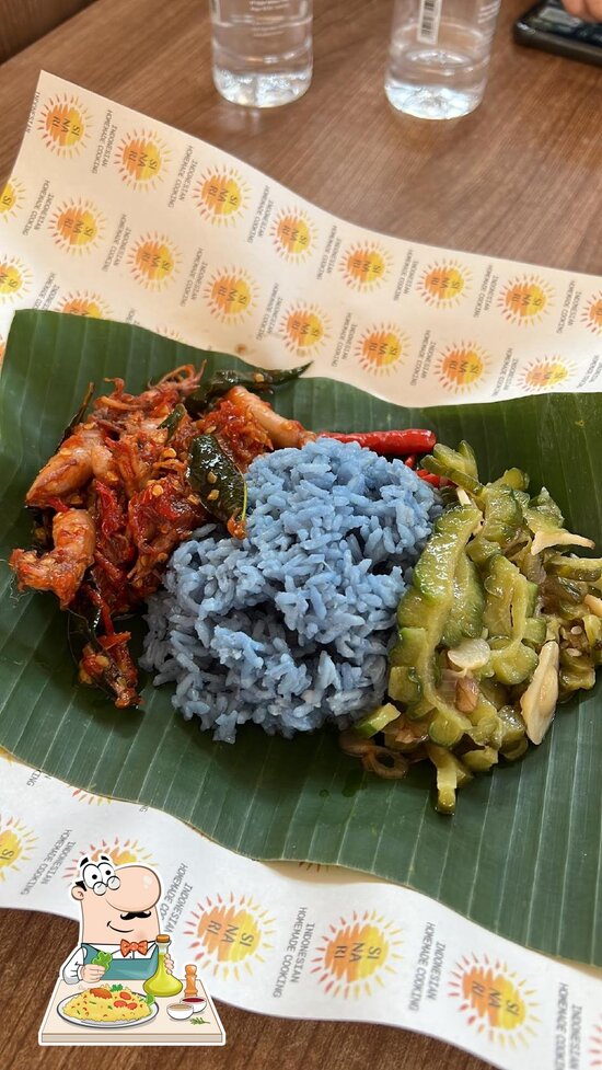Menu at Sinari Puri Indah Mall restaurant, Jakarta