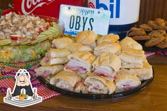Menu at Oby's of Starkville restaurant, Starkville