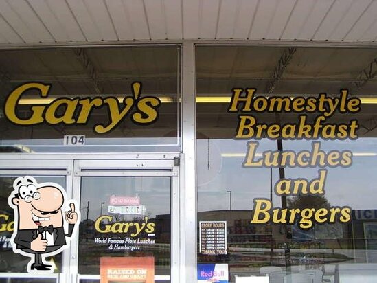 Menu at Gary's- Breakfast-Burgers & Plate Lunches restaurant, Lafayette