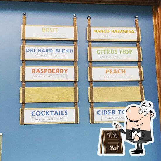 Menu at Minneapolis Cider Company pub & bar, Minneapolis