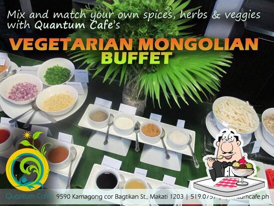 Menu at Quantum Cafe, Makati