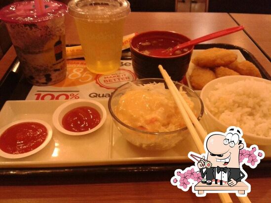Menu at Hoka Hoka Bento restaurant, Jakarta, Cibubur Junction