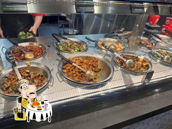 Menu at Panda Express restaurant, Stratmoor