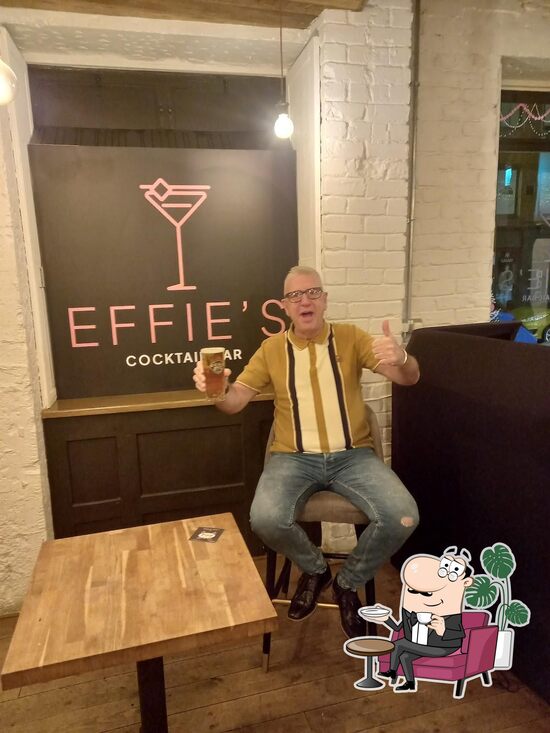 Menu at Effie's Cocktail Bar, Wrexham