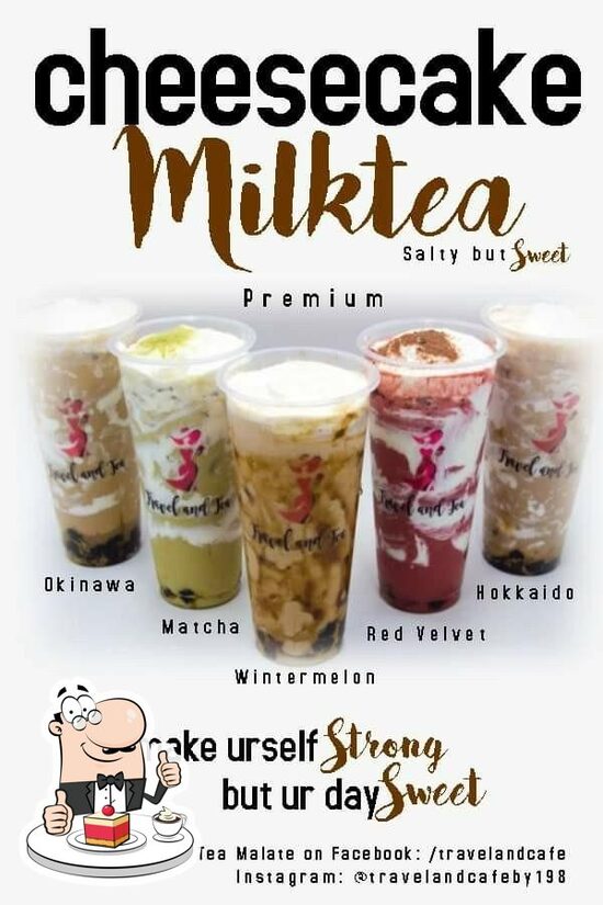 Menu at TRAVEL and TEA Malate cafe, Manila