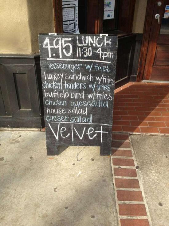 Menu at Velvet Elvis Grille and Tap pub & bar, Milledgeville