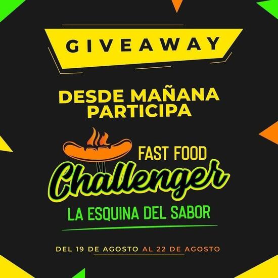Carta de Fast Food Challenger, Barranquilla