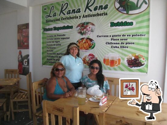 Menu at La Rana Rene restaurant, Ventanilla