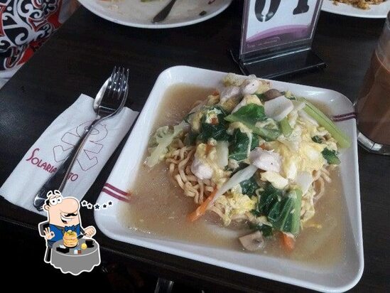 Menu at Solaria restaurant, Magelang