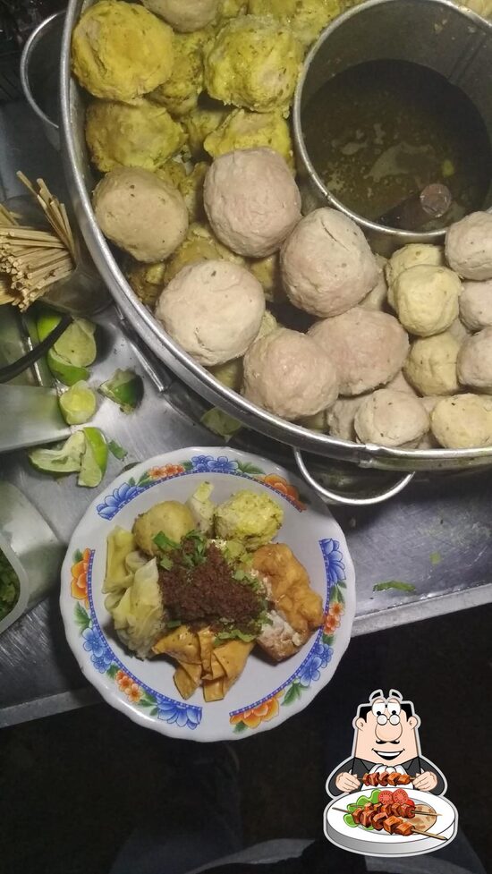 Menu at Bakso Malang Cak Die restaurant, Malang