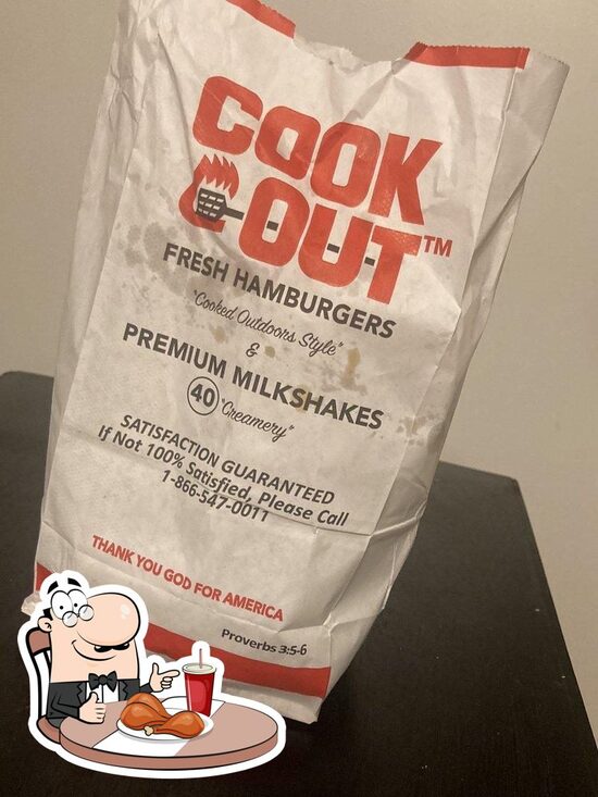 Menu at Cook Out restaurant, Birmingham, 301 24th St S