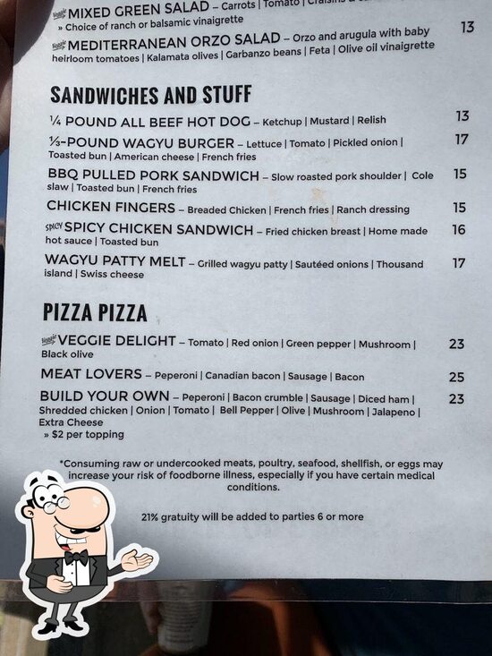 Menu at Coppertop Bar & Restaurant, Breckenridge, 620 Village Rd #3