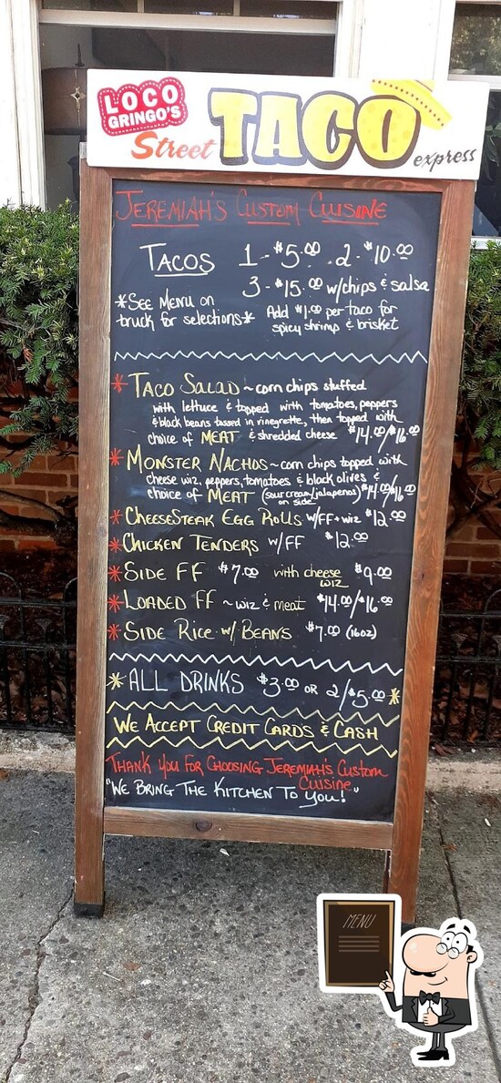 Carta del restaurante Loco Gringo's Street Taco Express, Riverton