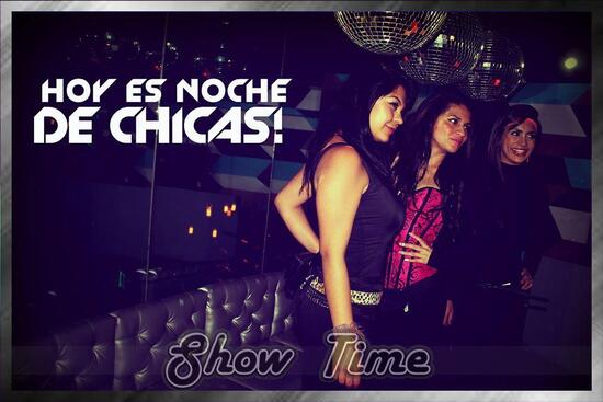 Menu at Showtime Premier club, Mexico City