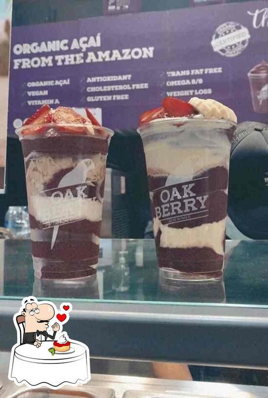 Menu at Oakberry Acai Bowls restaurant, Dubai, 35G3+WX4