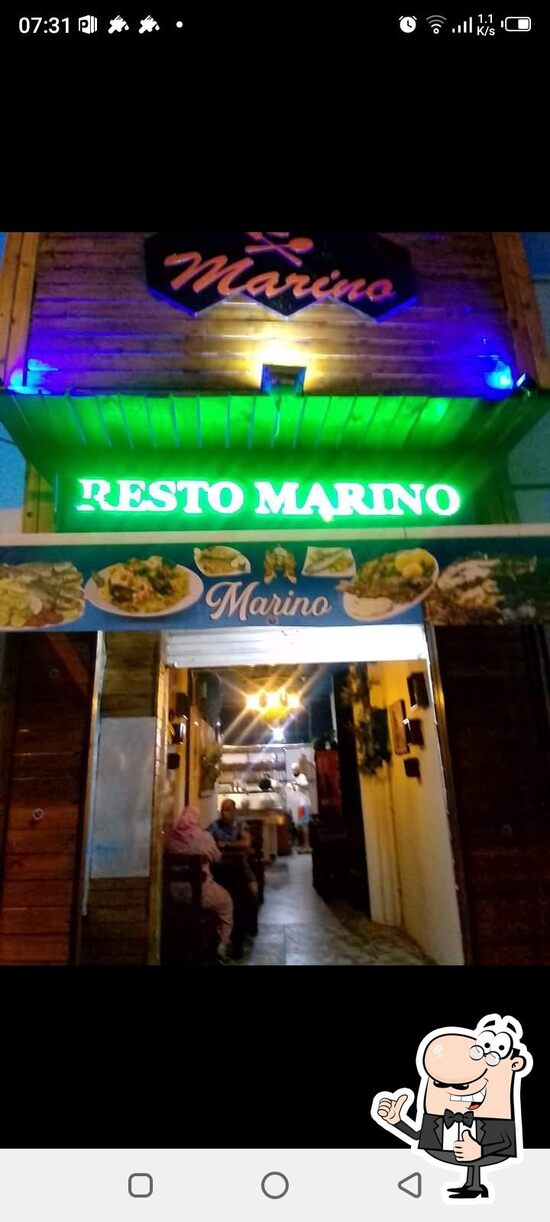 Speisekarte von Resto marino restaurant, Den Den