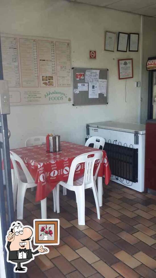 Menu at Akhalwaya's foods, Johannesburg South, 31 Giles