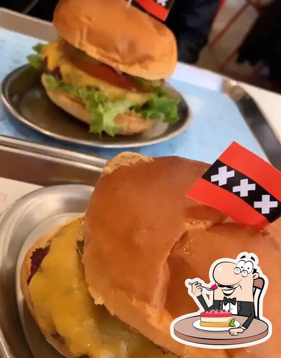 Menu at Monopoly Burger, Amsterdam