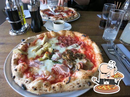 Menu at Pizza Quartier, Vienna