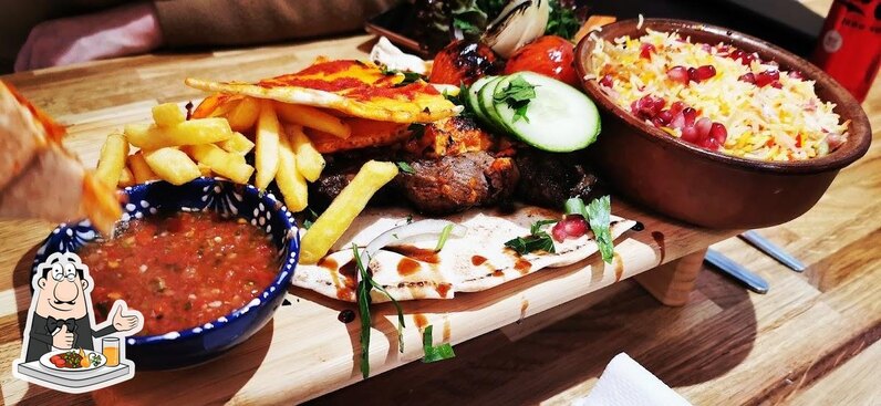 Menu at Arous Damascus restaurant, Malmö