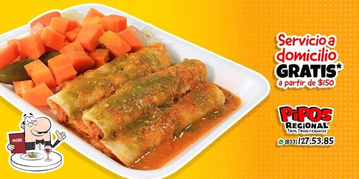 Menu at Tacos Pipos Regional Boulevard, Ciudad Madero