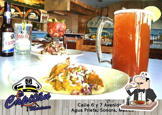 Mariscos El Capitan establecimiento, Agua Prieta — carta, precios y ...