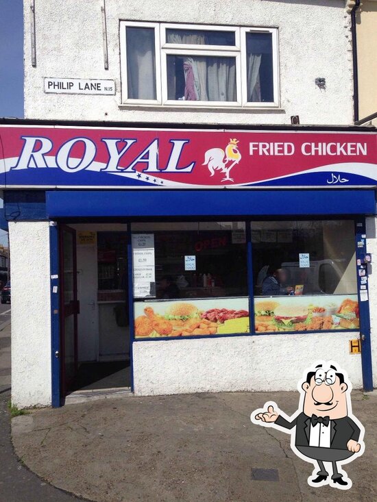 Menu at Royal Fried Chicken restaurant, London, 42 Philip Ln