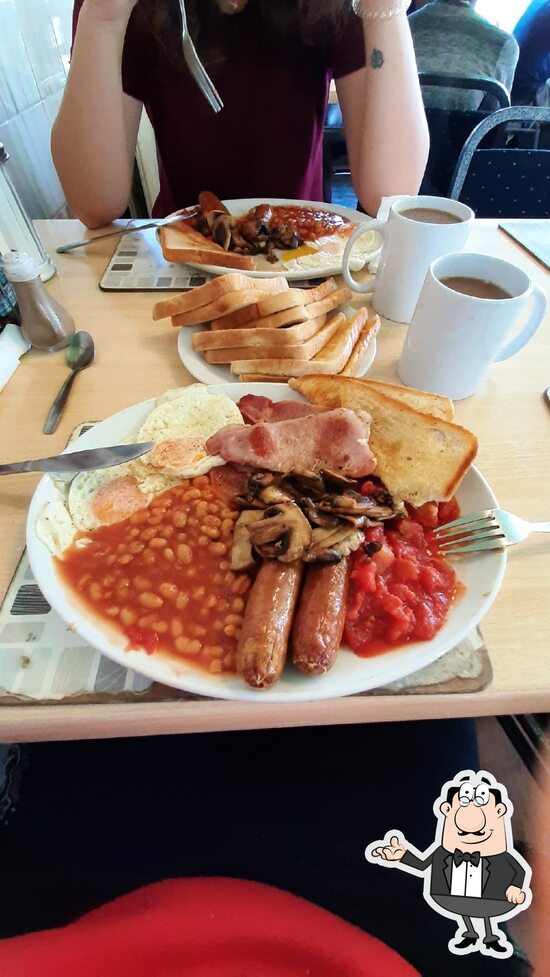 Menu at Joy's Cafe, Coventry