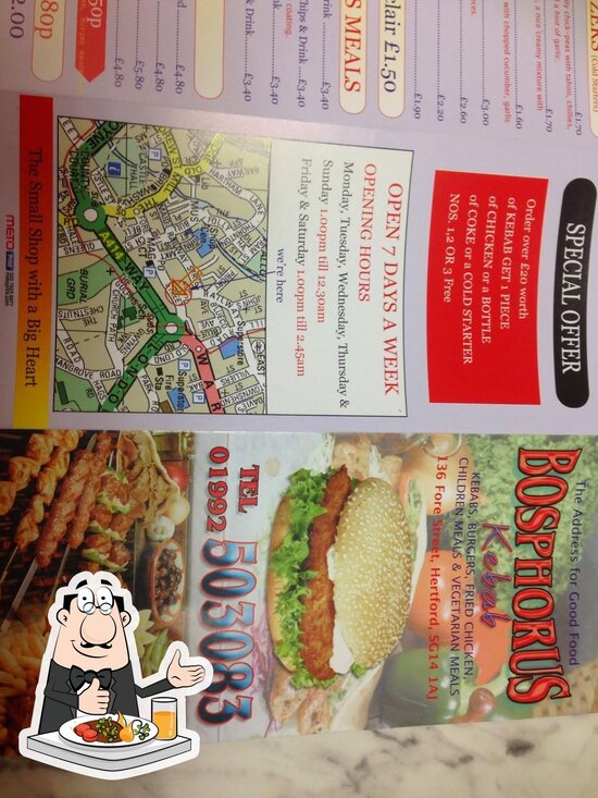 Bosphorus Kebab, Hertford - Restaurant menu, prices and reviews