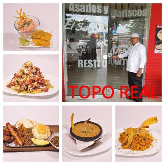 Menu at Topo Real fast food, Ciénaga