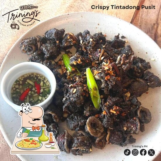 Menu at Trining’s Kitchen Stories restaurant, Marikina