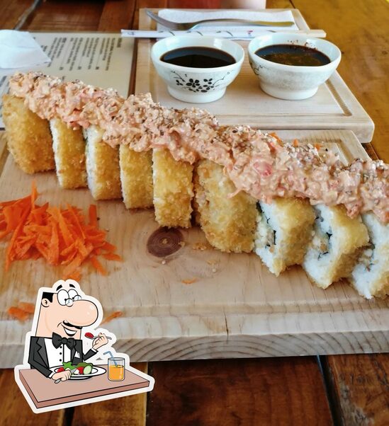 Carta del restaurante hippie roll, Ensenada
