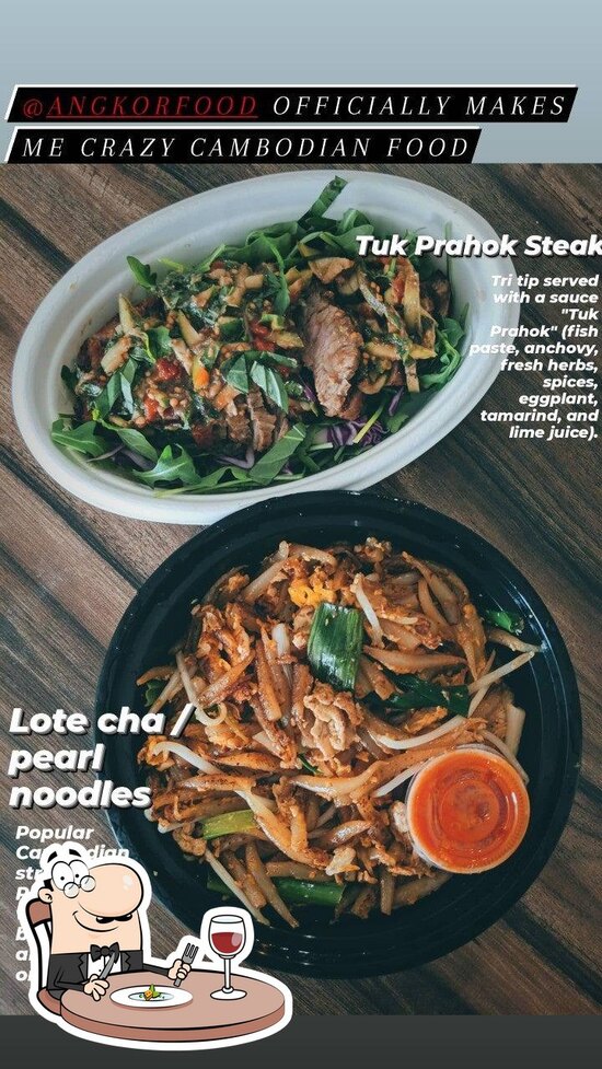 Menu at Angkor Chef restaurant, San Jose, 949 Ruff Dr