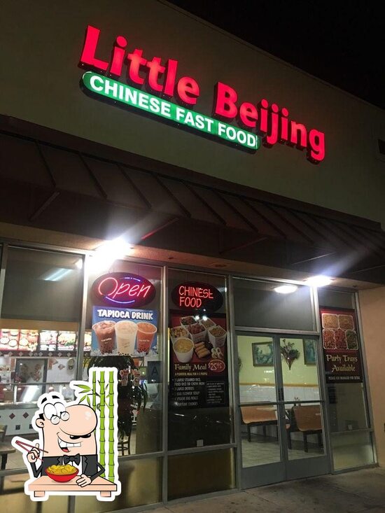 Menu at Little Beijing Chinese Fast Food, San Bernardino