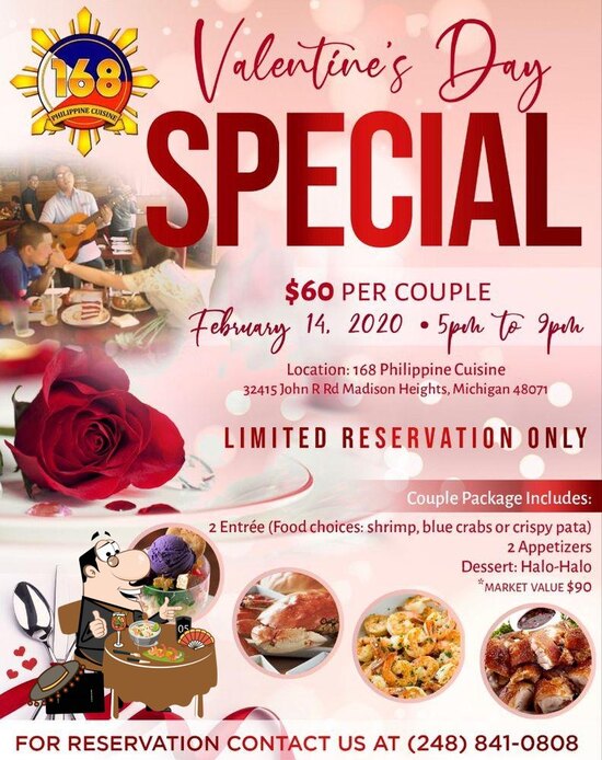 168 Philippine Cuisine, Madison Heights - Restaurant menu, prices and ...