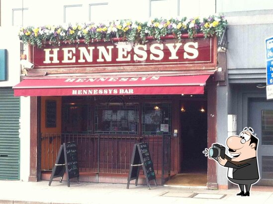 Menu at Hennessys pub & bar, London, 134 The Broadway Uxbridge Road ...