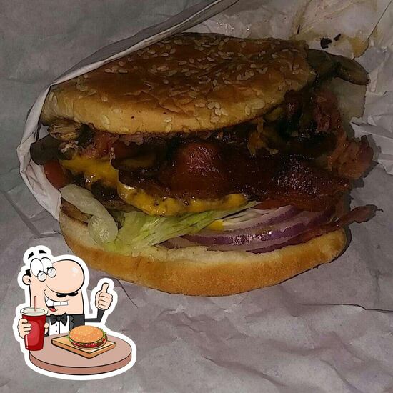 Carta del restaurante Jasper's Giant Burgers, Gold River
