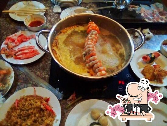 Menu at Oniku Shabu restaurant, Surat Thani