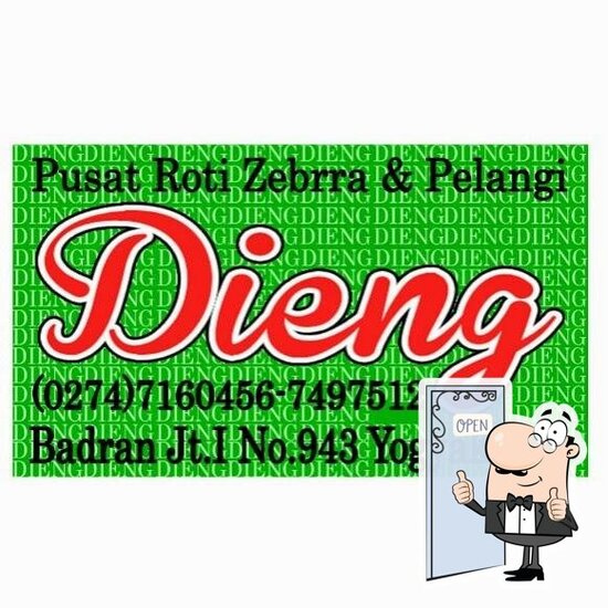 Menu at Roti Dieng, Yogyakarta