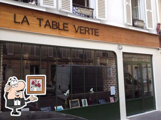 Menu at La Table Verte restaurant, Paris