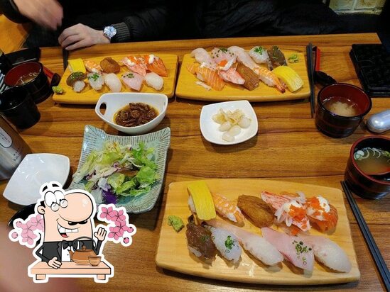 Menu at Sushi in April restaurant, Seoul