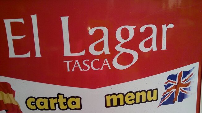 Menu at Tasca el Lagar del Puerto restaurant, Puerto de la Cruz