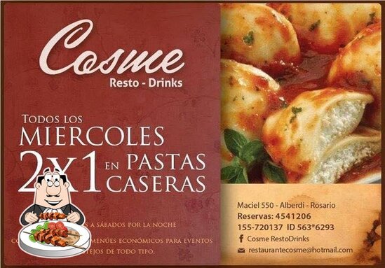 Cosme, Rosario - Menú del restaurante, precios y reseñas