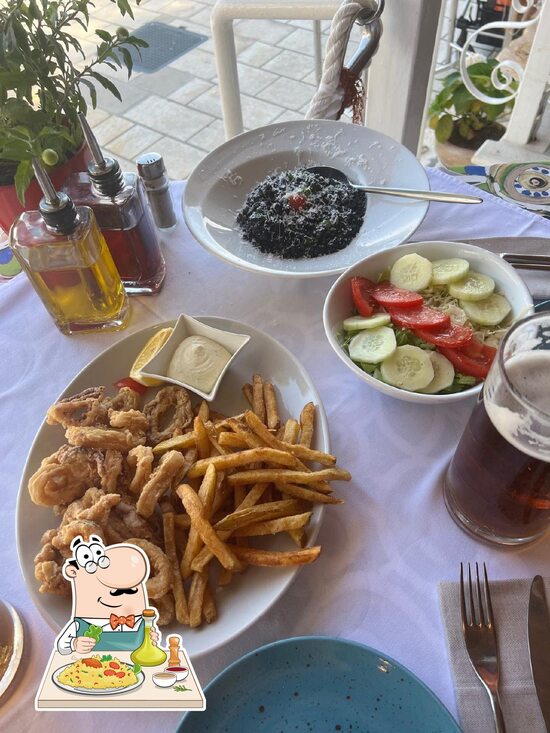 Menu at Dva Ribara, Hvar