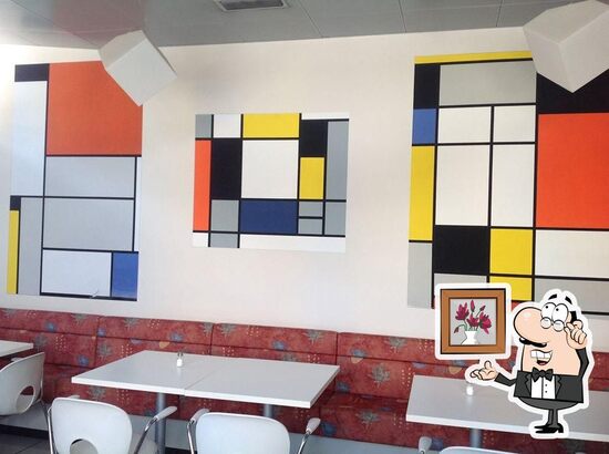 Speisekarte von Mondrian Café pizza, Chef-Lieu