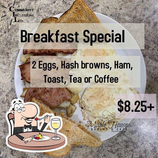 Menu at Maple House Bakery & Cafe, O'Leary