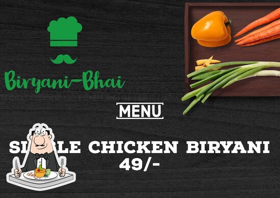 Menu at Biryani Bhai, Hyderabad, A9