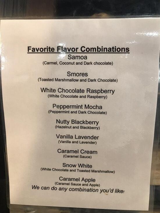 Menu at Aegis Coffee Roasters cafe, DuBois, 2 E Long Ave Suite 100